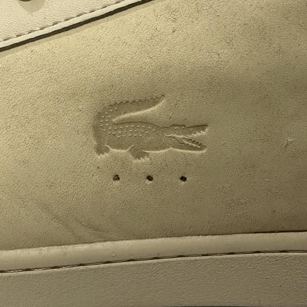 Lacoste cream trainers Never worn with tags on... - Depop