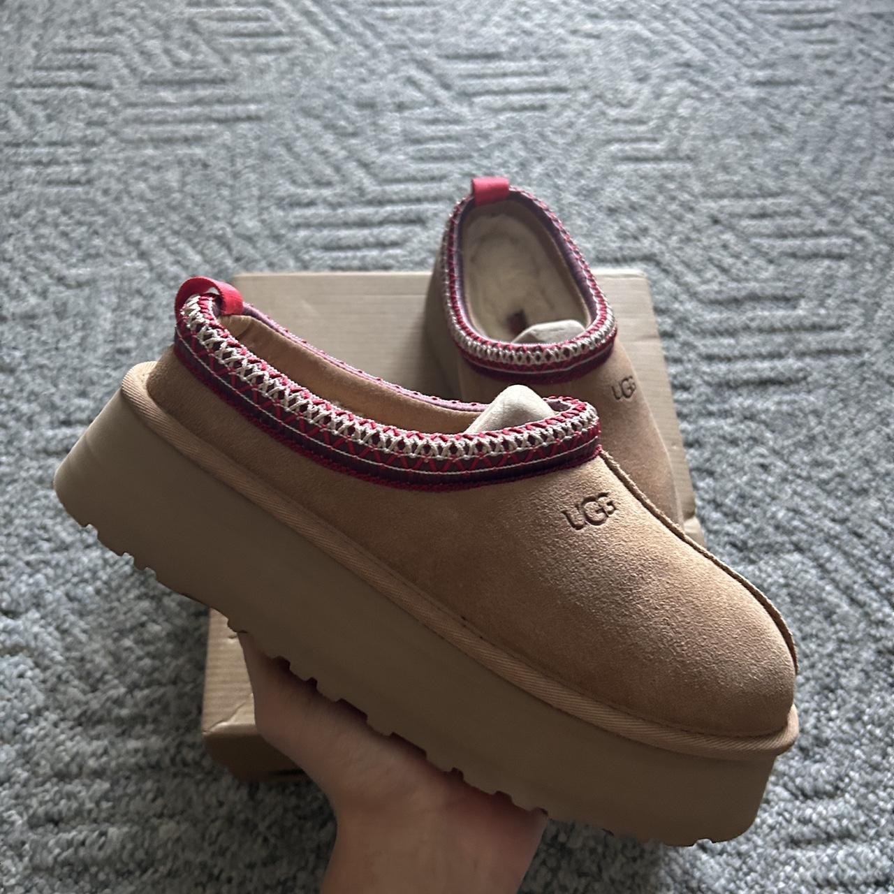 Tan UGG platform Tasman slippers #UGG... | Depop