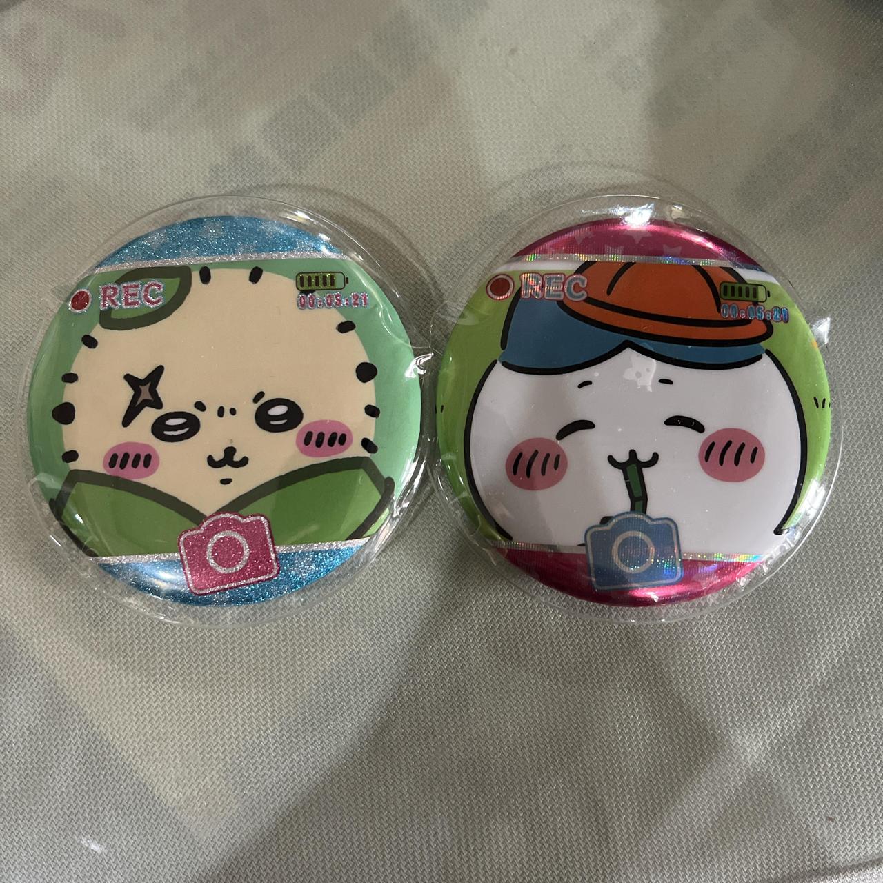 Hachiware and Rakko Pins/Badges ( ! 2 FOR $6 !) | Depop