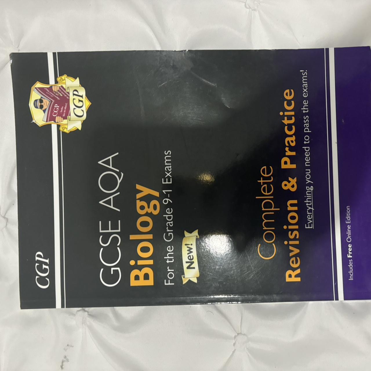 New CGP biology book. Still has the code and helped... - Depop