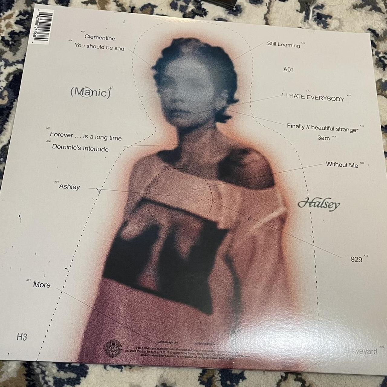 Halsey Manic record JACKET ONLY *no records... - Depop