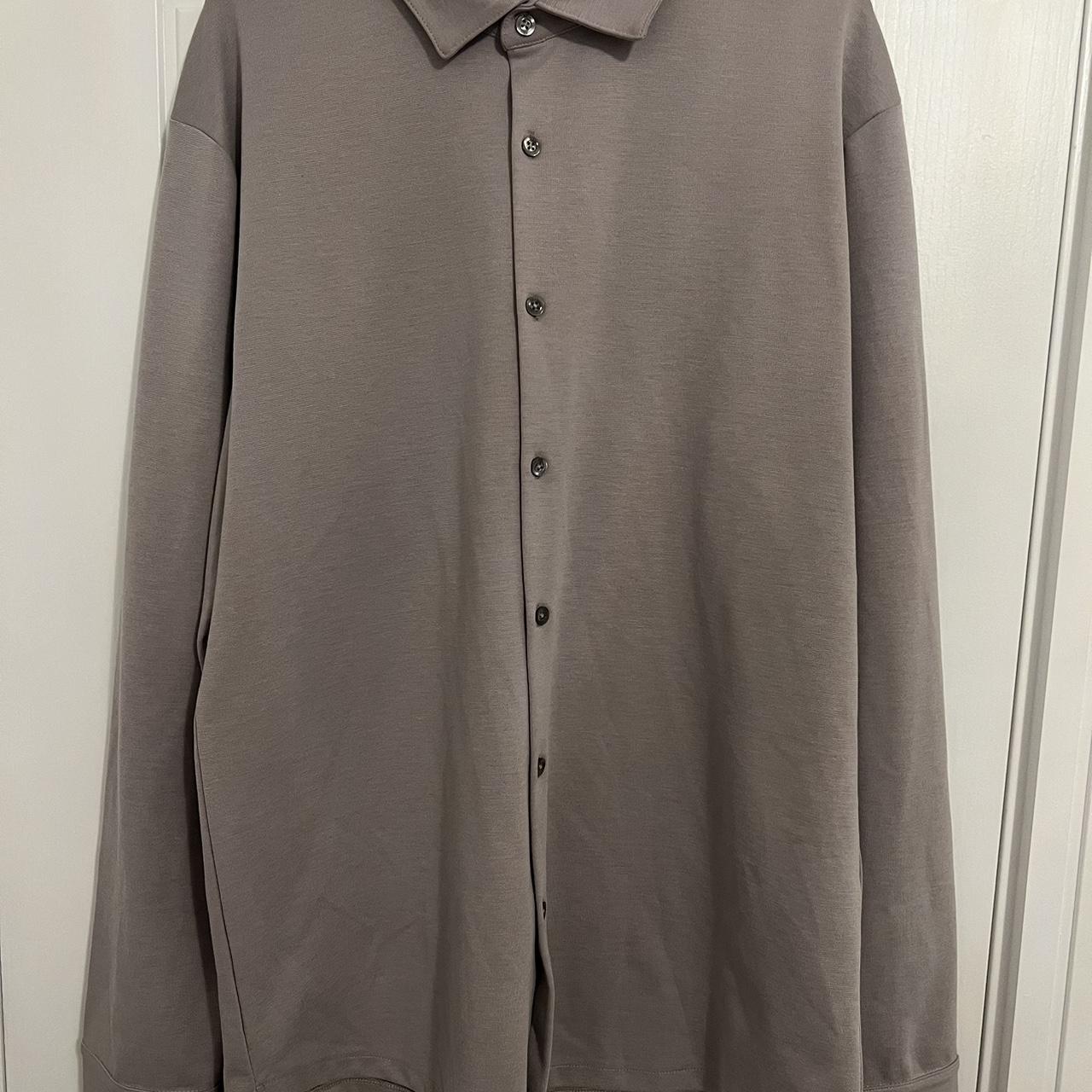 Mens Reiss Grey Over Jacket Size XL - Depop