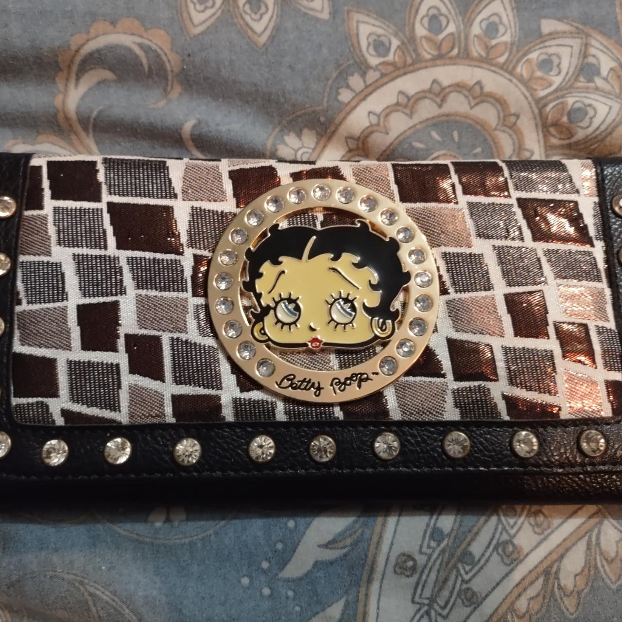 Betty Boop wallet with rhinestones $40 - Depop
