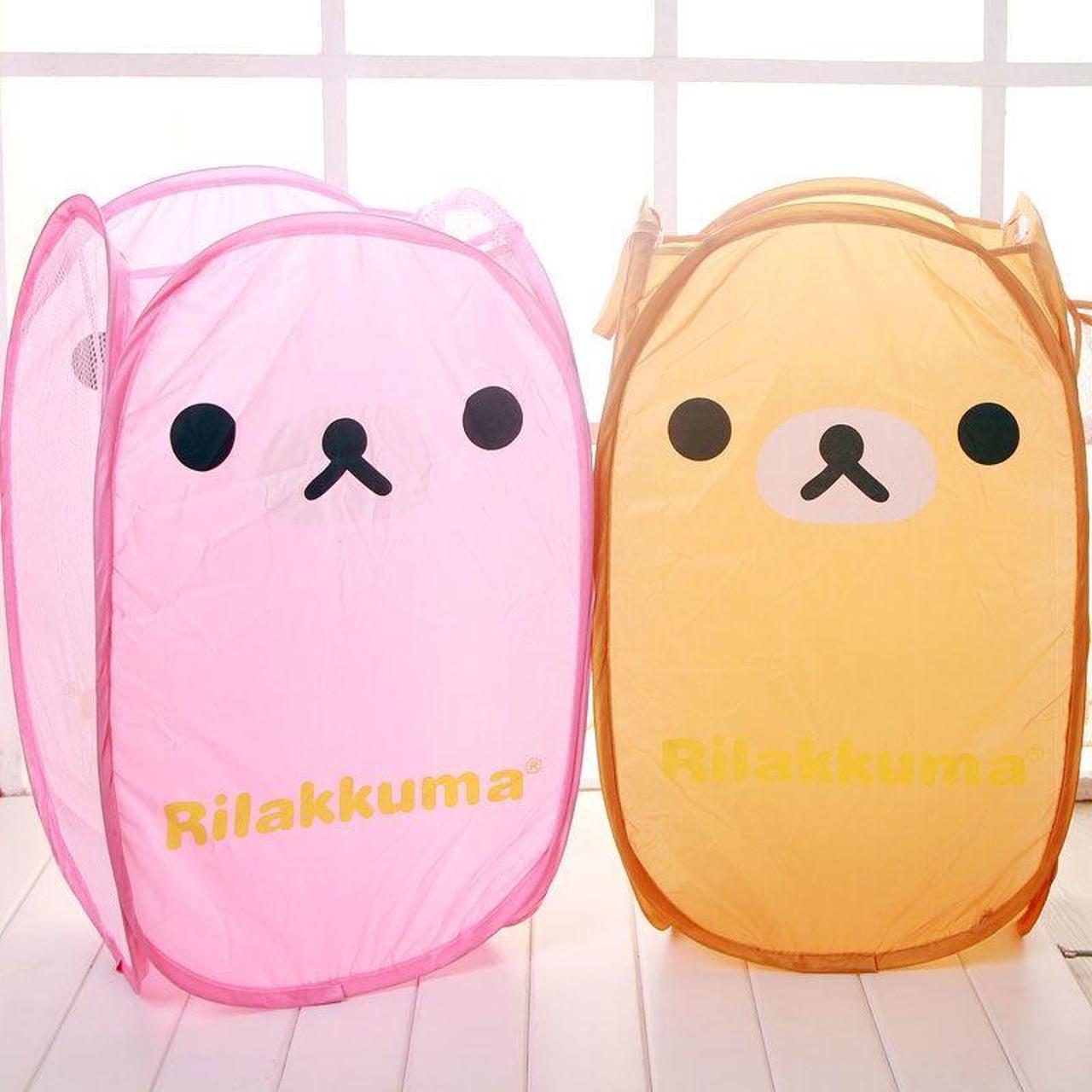 2 pack Rilakkuma Folding Pop-Up Clothes Hamper,... | Depop