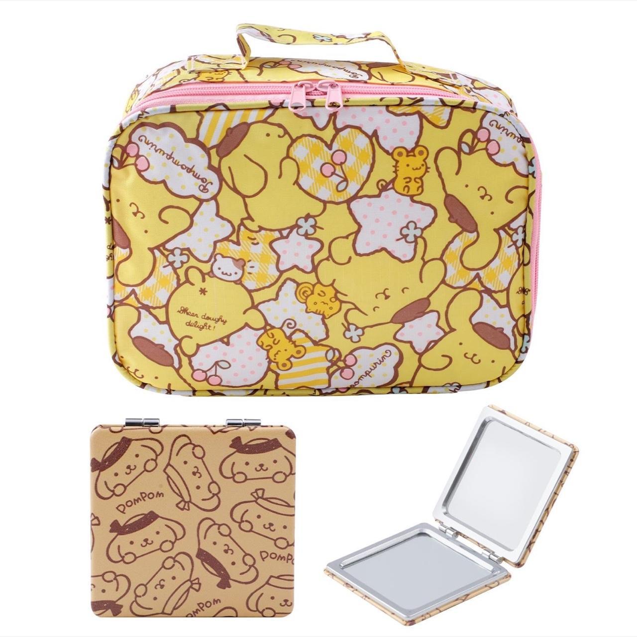 Brand new Pompompurin cosmetics bag & compact mirror... - Depop