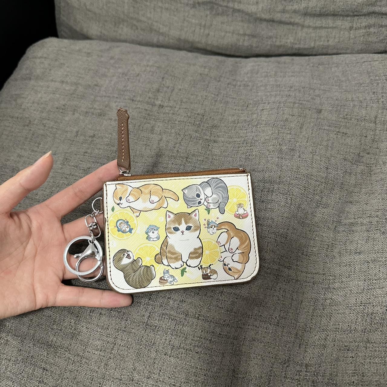New Mofusand ID Cardholder Coin Purse Wallet Size :... - Depop