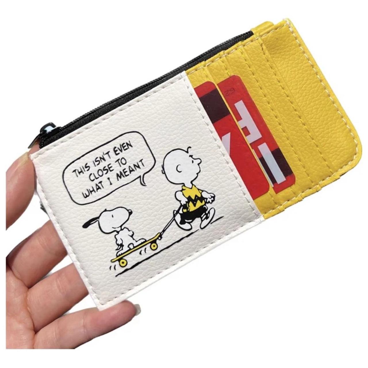 Brand new Snoopy card holder wallet/coin purse... - Depop