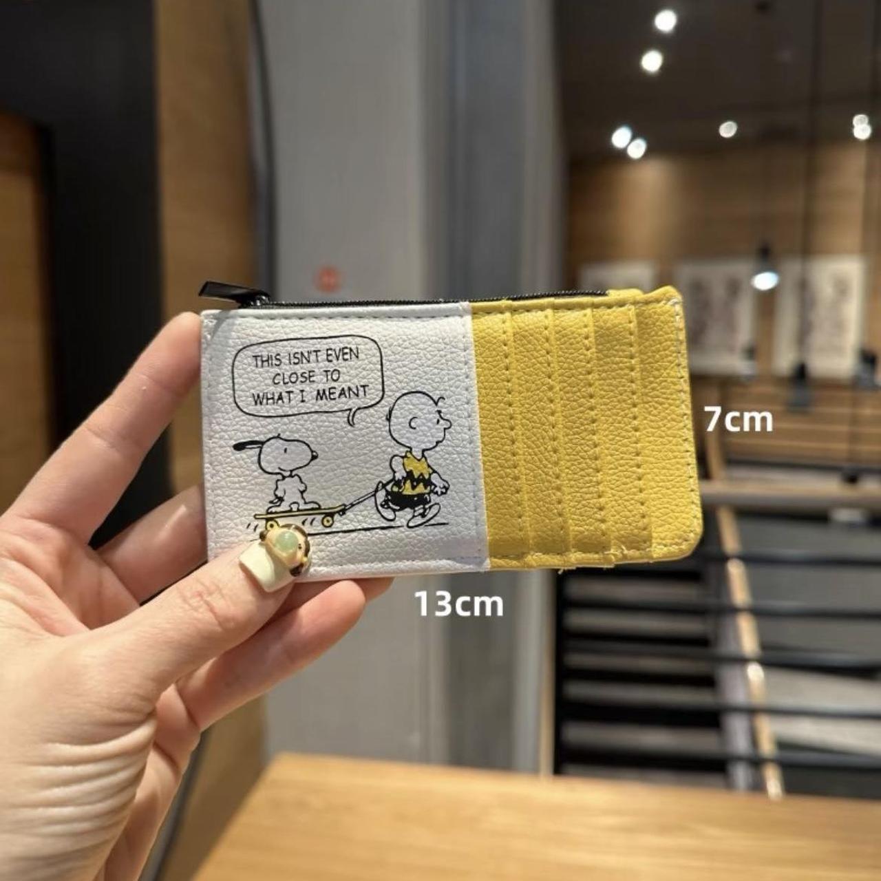 Brand new Snoopy card holder wallet/coin purse... - Depop
