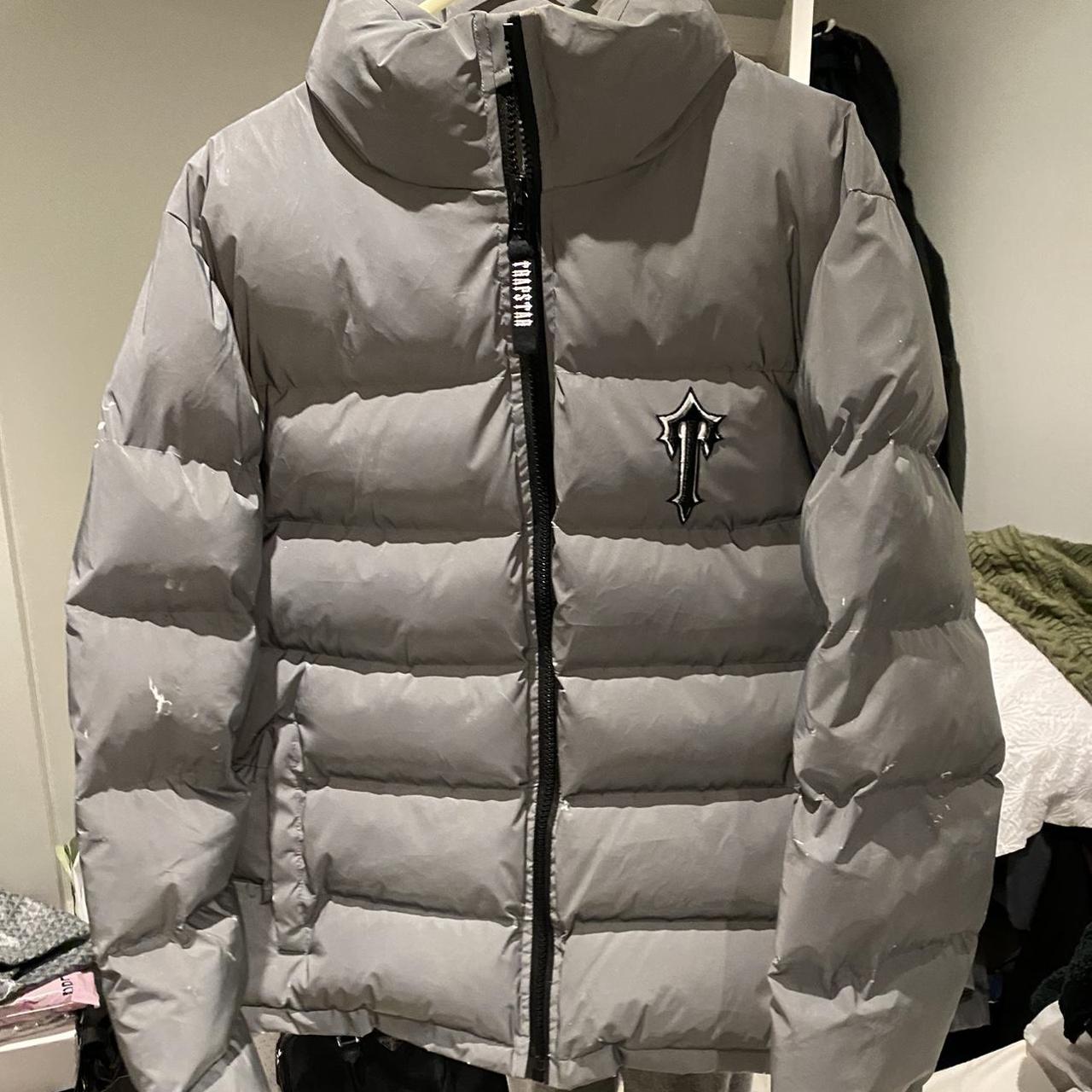 Trapstar Reflective Mens Puffer Jacket Size... - Depop