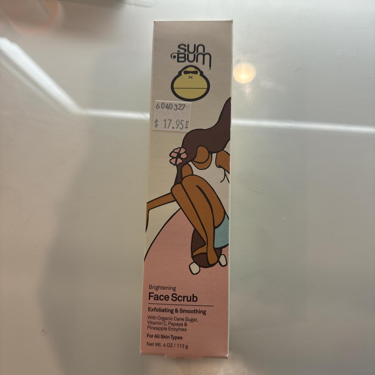Sun Bum Brightening Face Scrub NOT opened, brand new - Depop