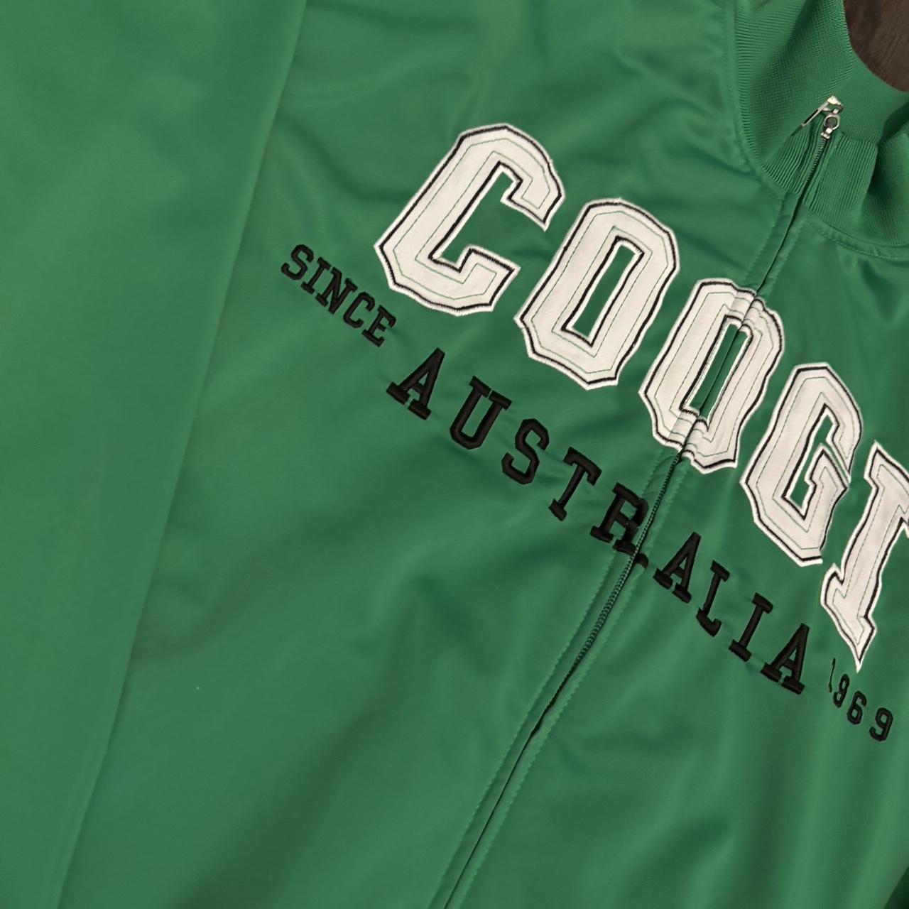 Coogi green and white track jacket size xl men’s - Depop