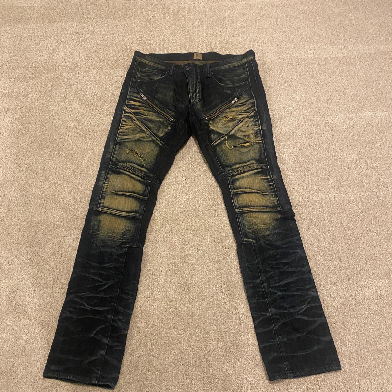 Prps Jeans Size 32 Functioning Zippers and Acid Wash - Depop