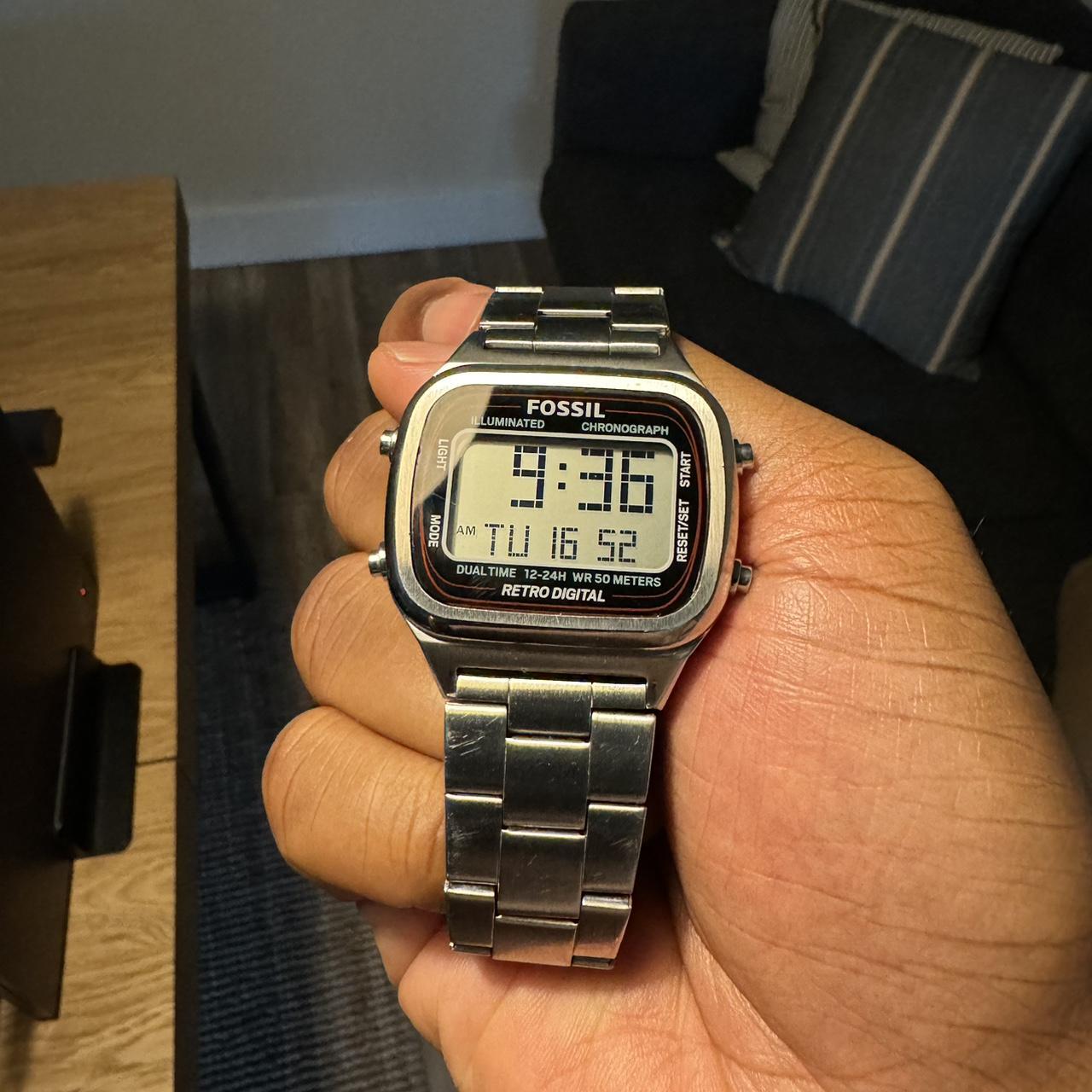 Fossil digital watch. One of one. I made this... - Depop
