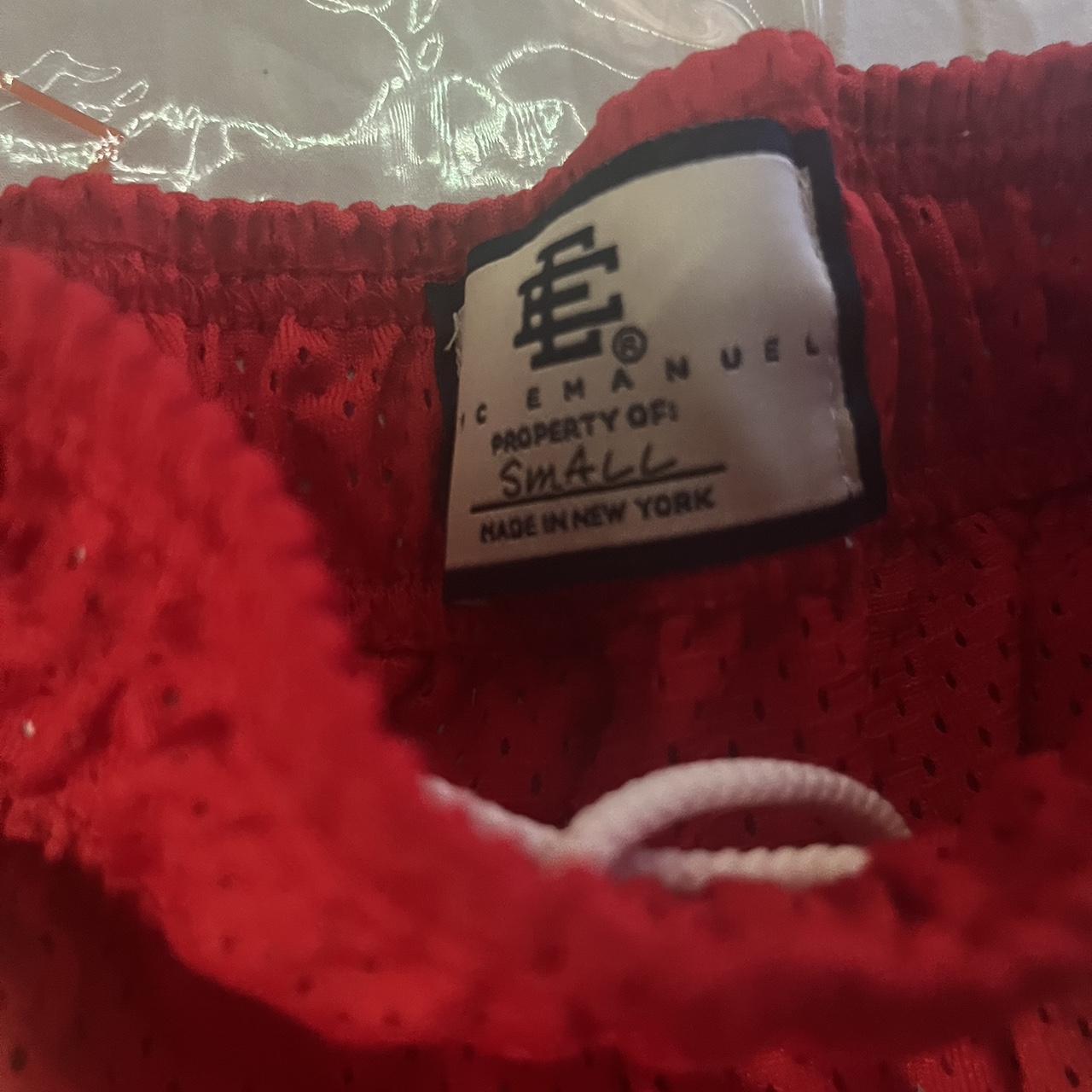 Eric Emmanuel red shorts #streetwear | Depop