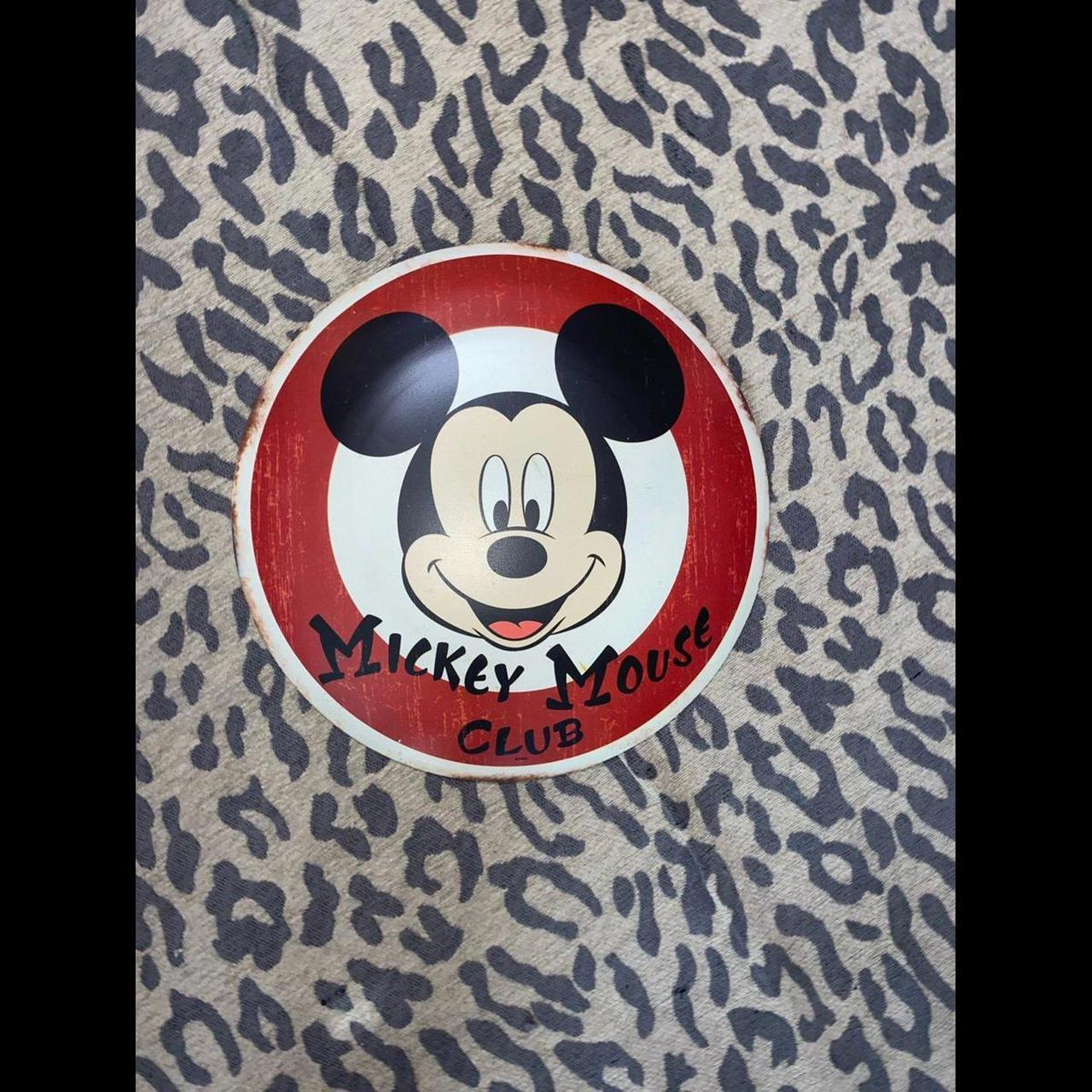 14 x 14 tin sign Mickey Mouse Club - Depop