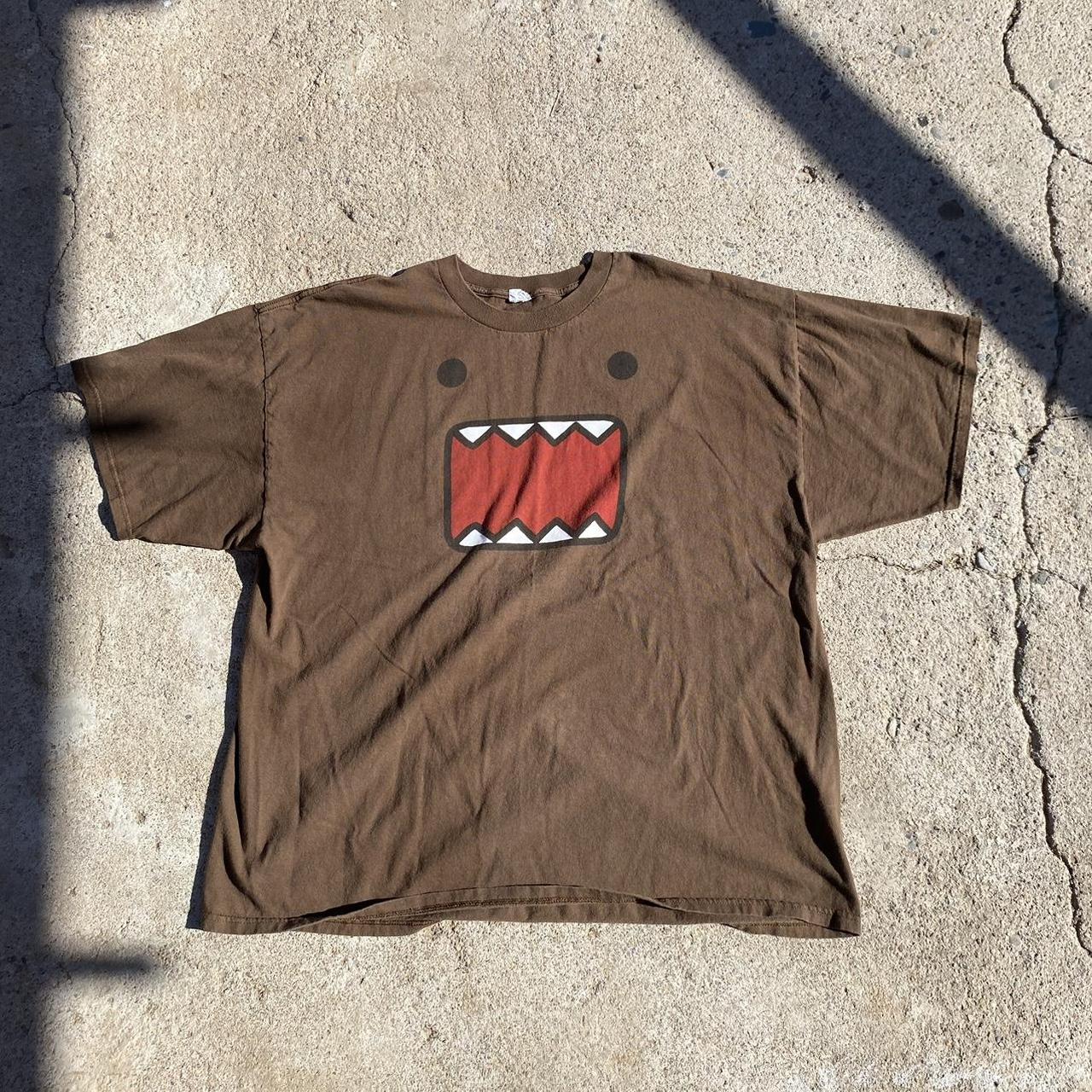 2 XL Alstyle Domo brown and red graphic tee, Dm... - Depop