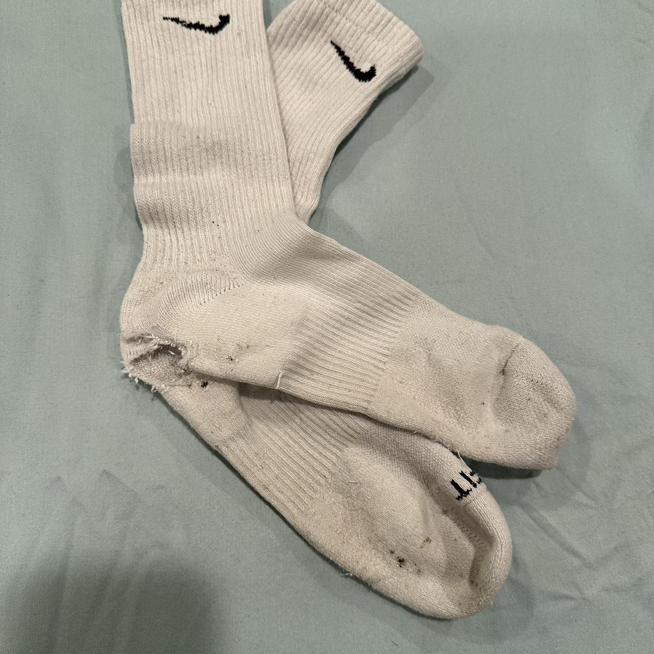Nike dri fit crew socks Used and worn well - Depop