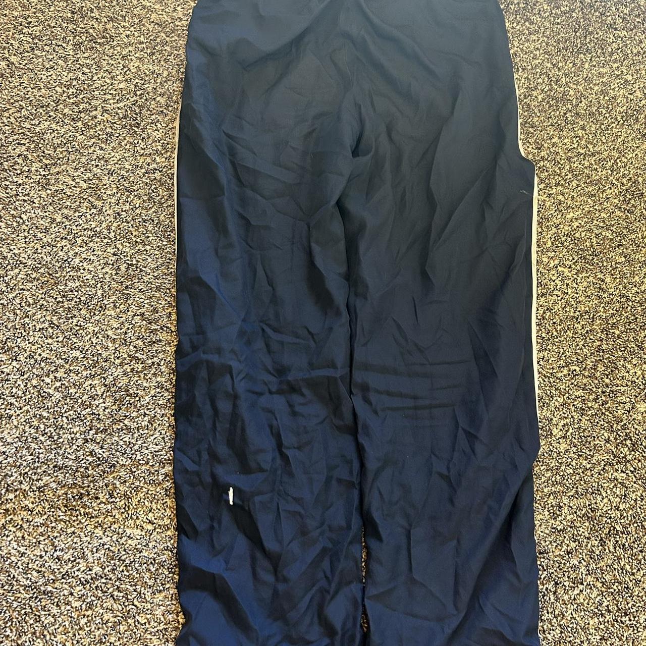 90s champion track pants with some paint on them - Depop