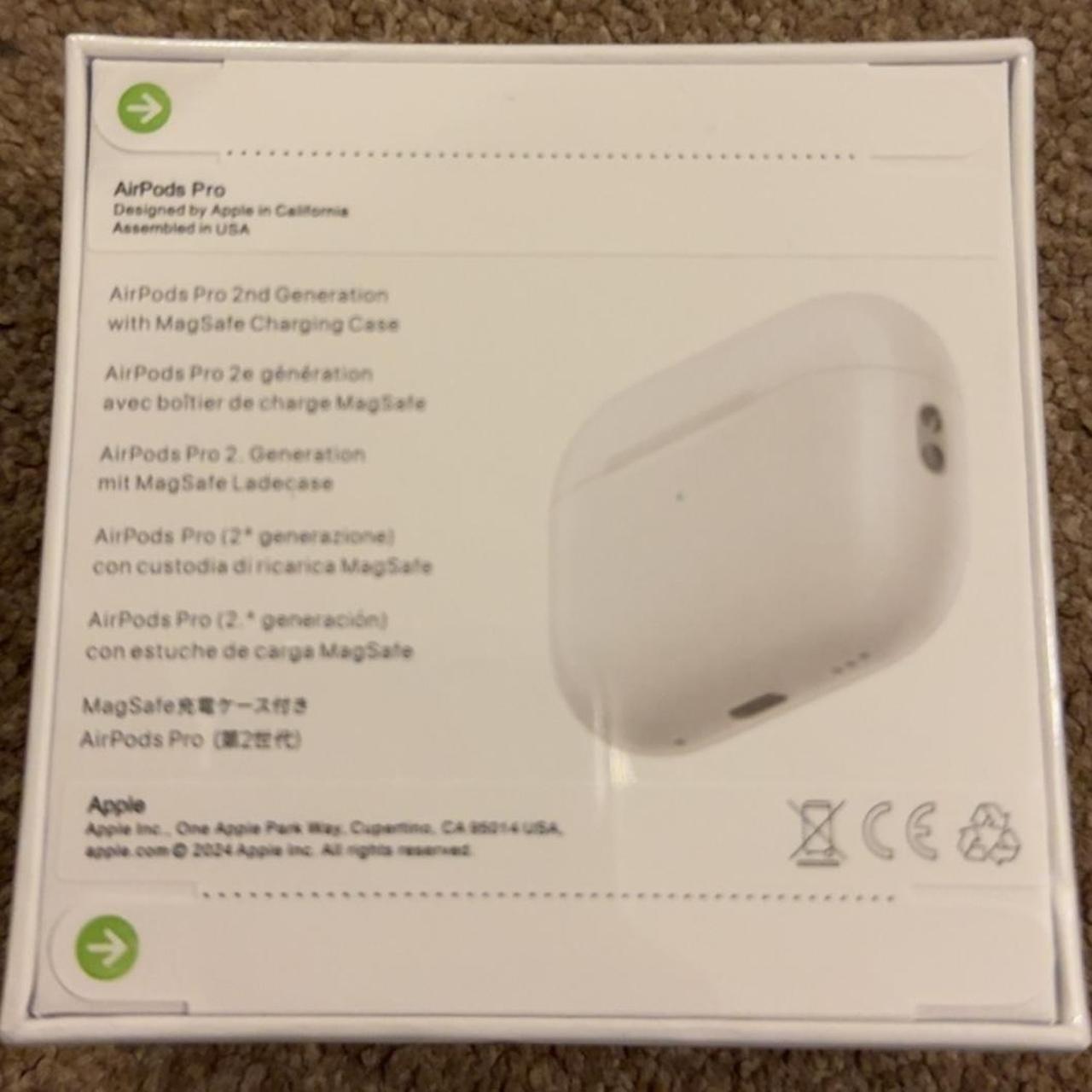 AirPods Pro 2 with mag safe case - Depop