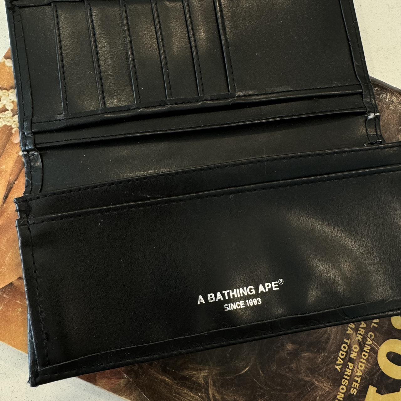 Black Bape wallet Lightly used #bape #abathingape | Depop