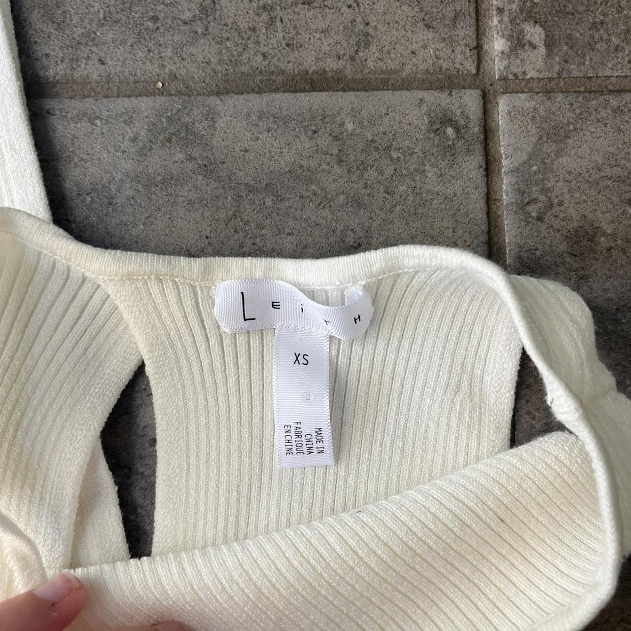 Leith Women's Cream Dress | Depop