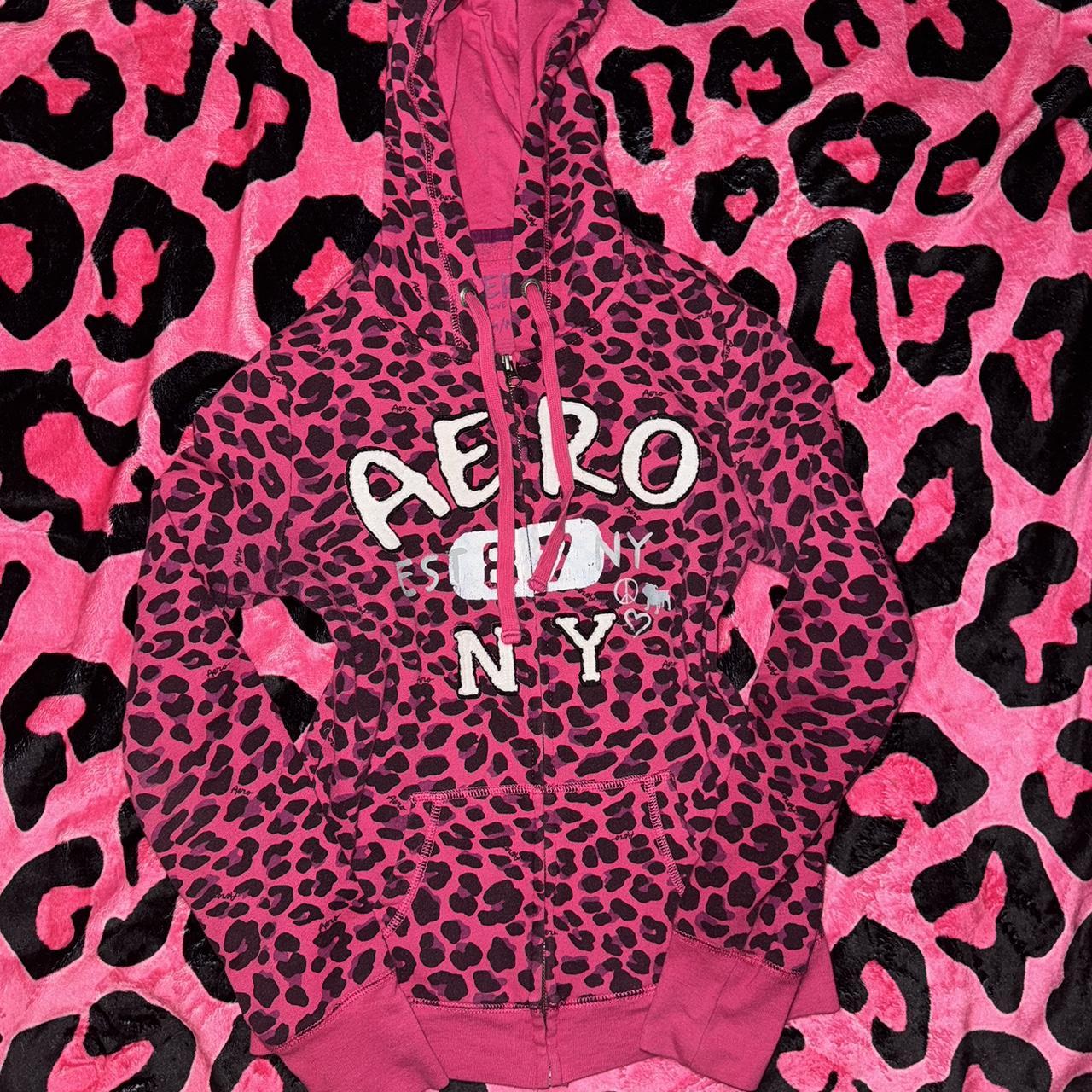 RARE Y2K aero leopard print zip up 💋 can’t find... - Depop