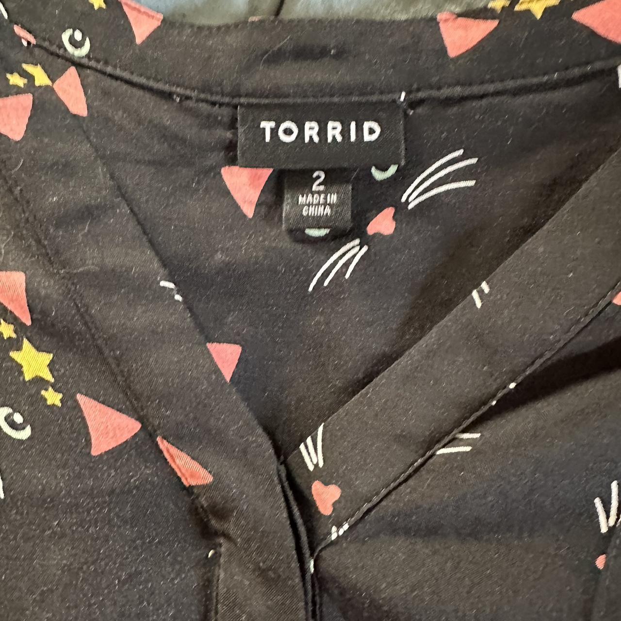 Torrid cat sleeveless babydoll style blouse. Tank... - Depop