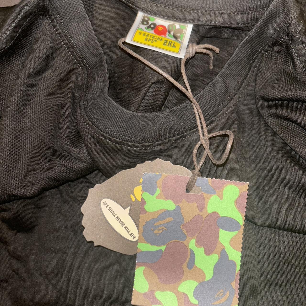 chrome hearts bape shirt tag says xxl fits like L... - Depop