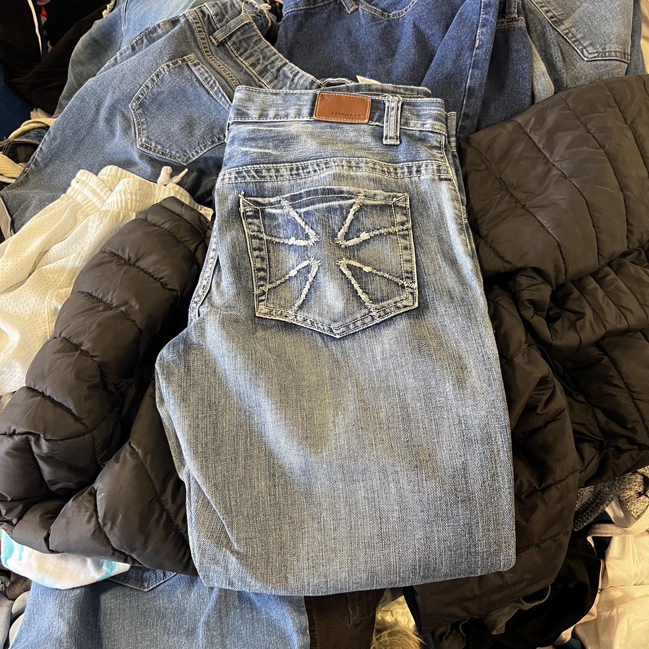 Y2K flypaper jeans 32x30 Send offers - Depop