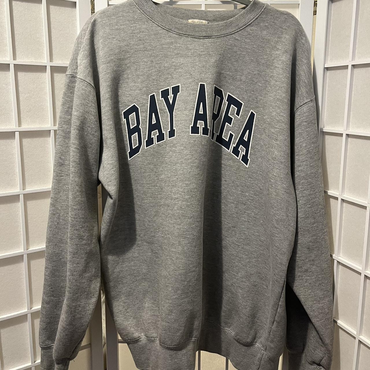 Brandy Melville Erica Bay Area Sweatshirt - length:... - Depop