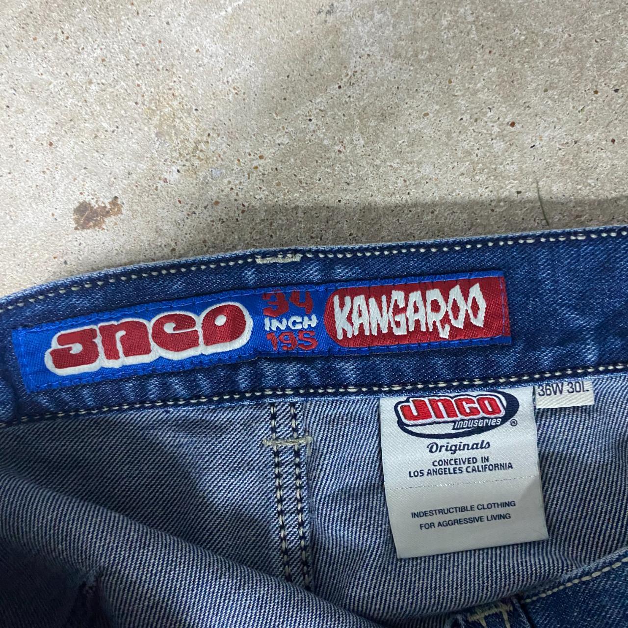 Jnco kangaroo dark stone 36x30 NOT REAL PRICE DO NOT... - Depop