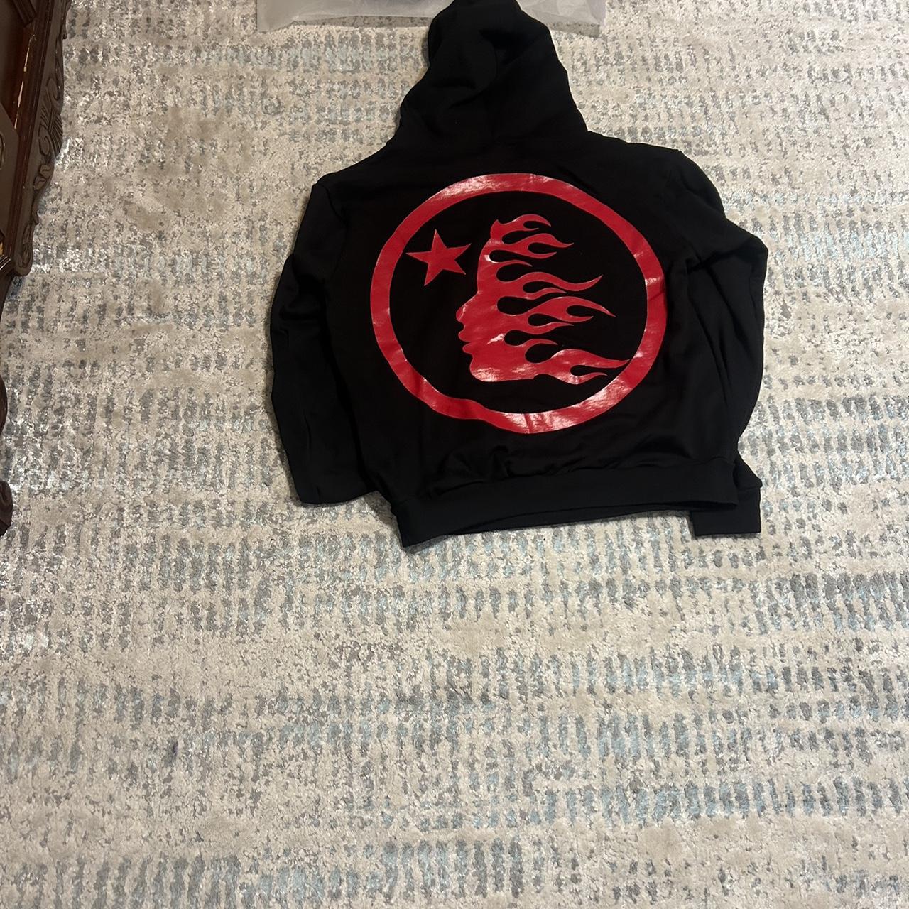 Black and red Hellstar hoodie #streetwear #skater - Depop