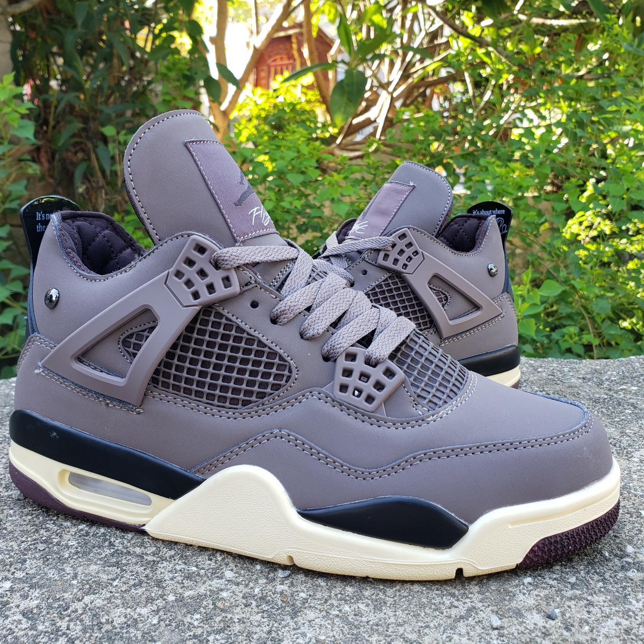 A Ma Manière x Air Jordan 4 “Violet Oreo” - Depop