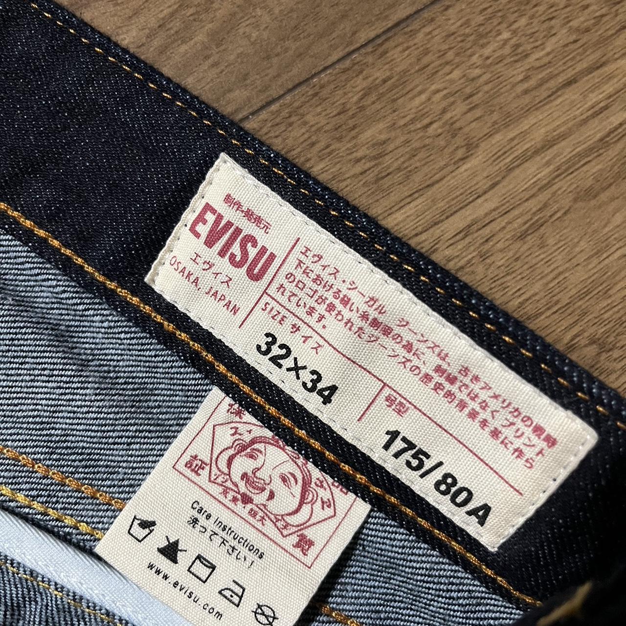 Mens Authentic Evisu jeans Rrp £375 New with tags - Depop