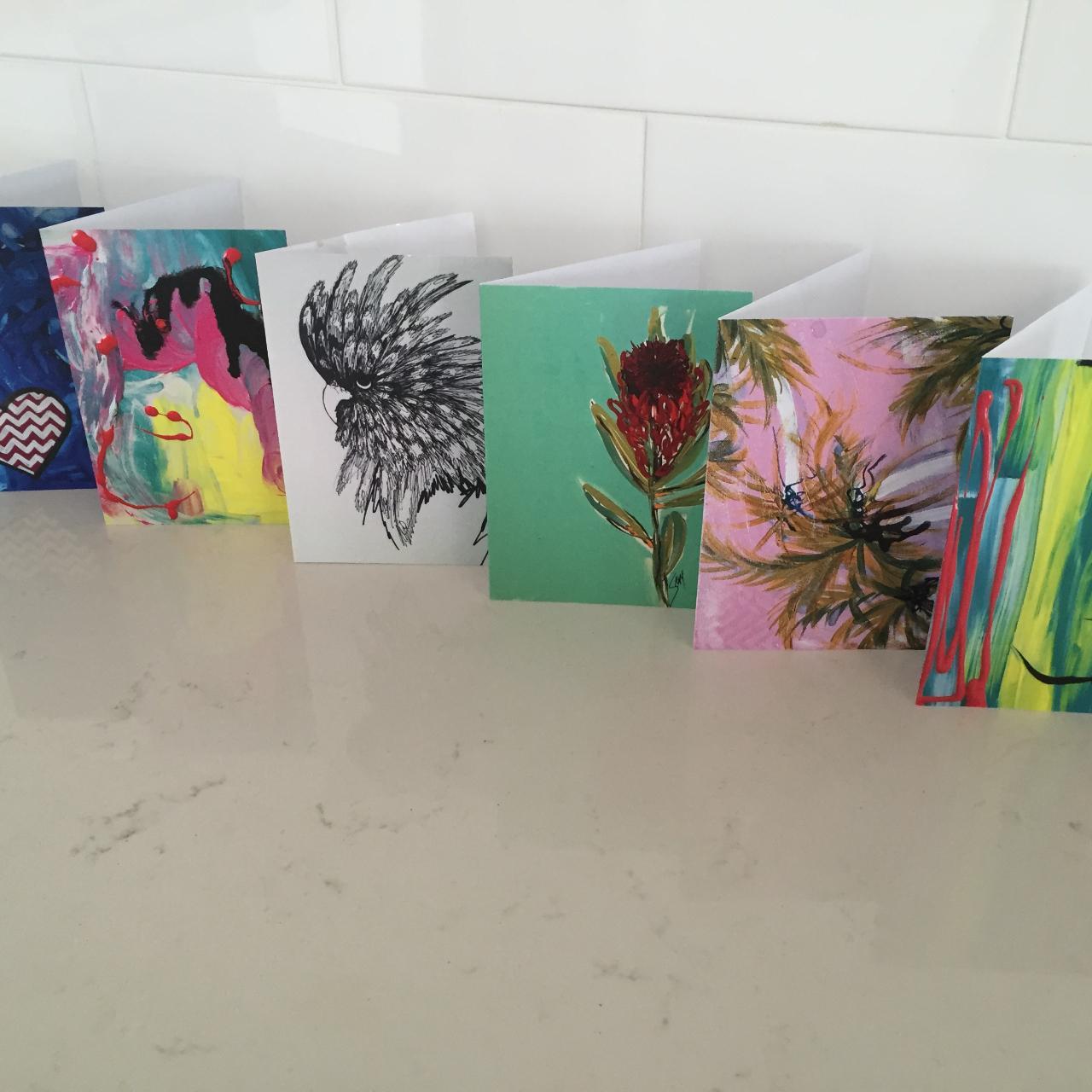 PACK OF 6 x BLANK INSIDE GREETING CARDS (RRP $35) -... - Depop