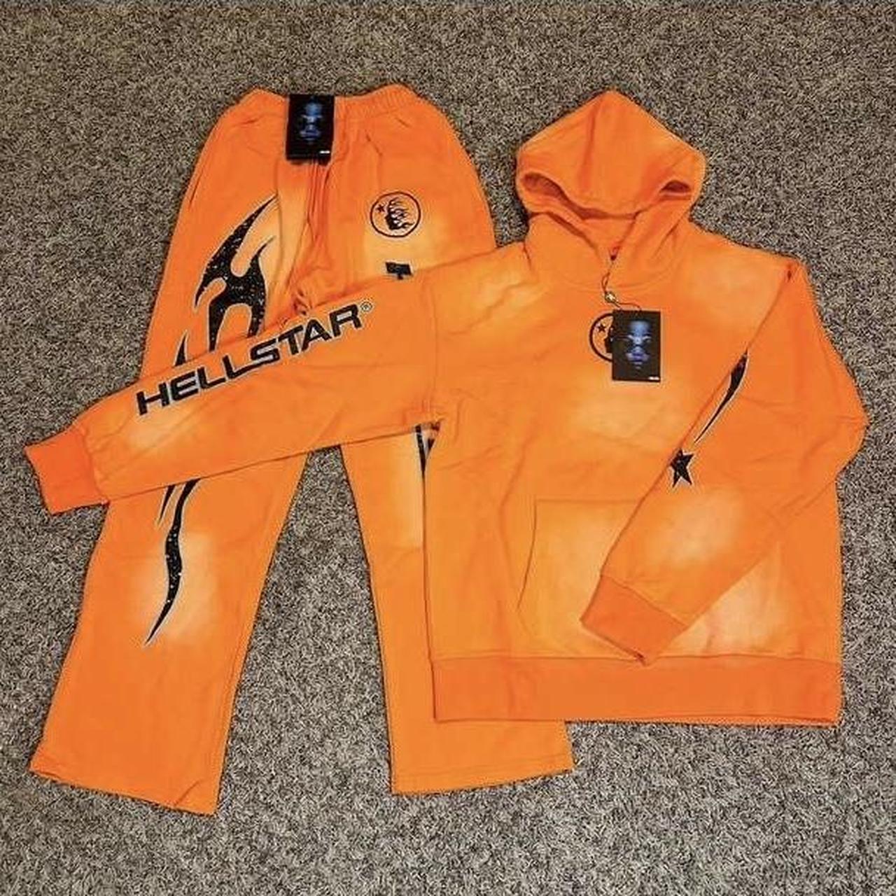 Orange Hellstar set, brand new with tags. Small top... - Depop