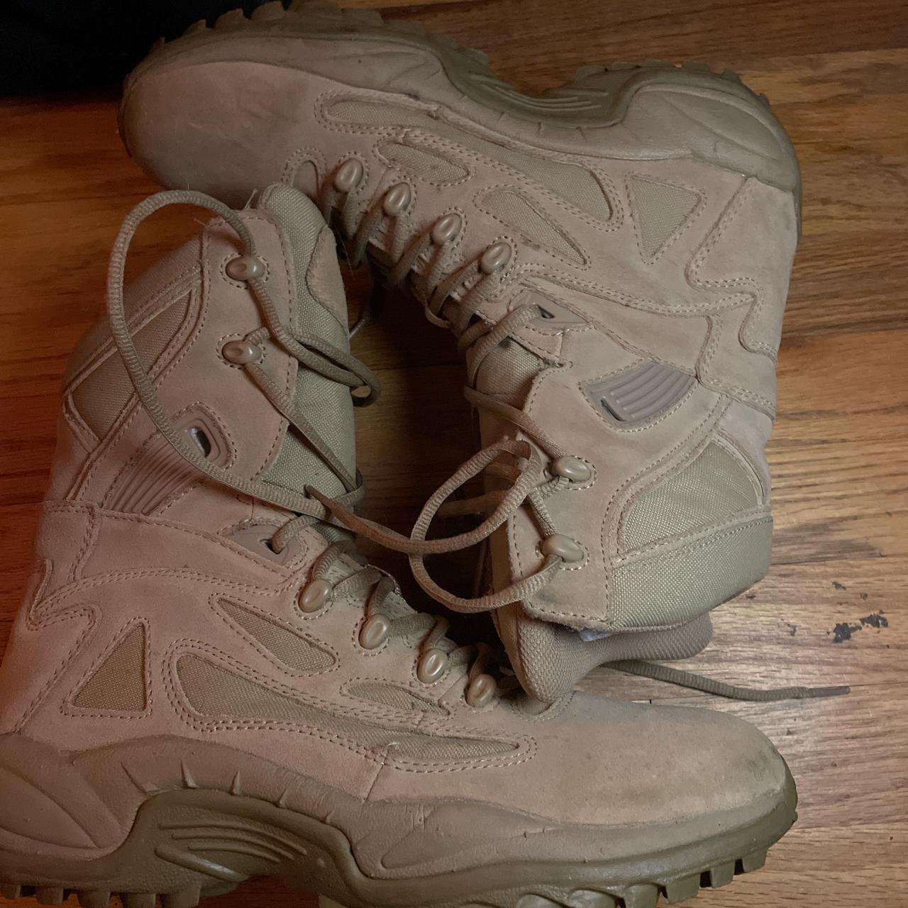 Military converse boots good condition - Depop