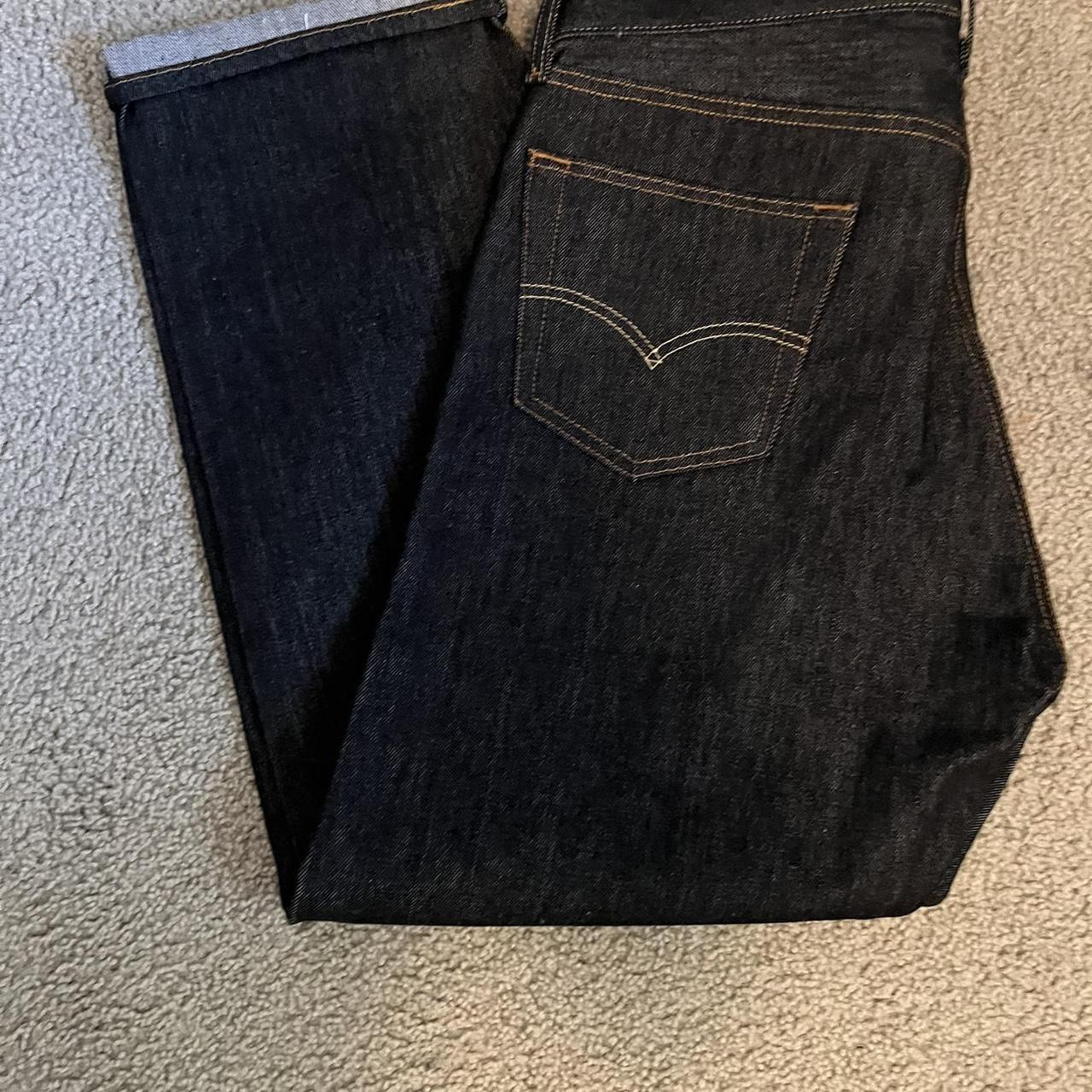 charcoal levi’s 501s size 36x30 only worn 3 times... - Depop