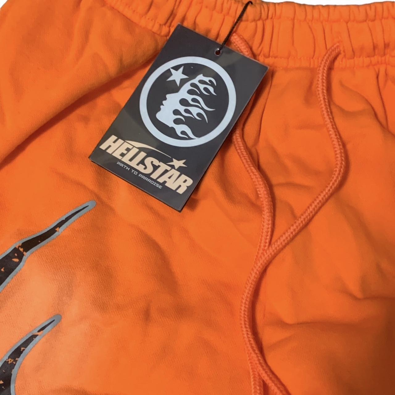 Hellstar Fire Orange Sweatpants Large Item is... - Depop