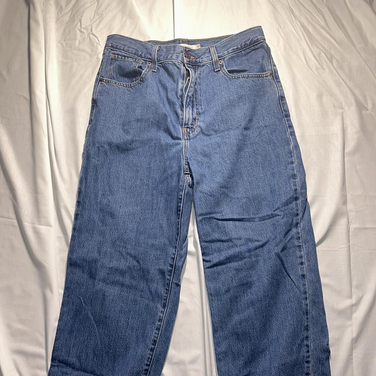 Original Levi’s High Waisted Straight Leg Cut... - Depop