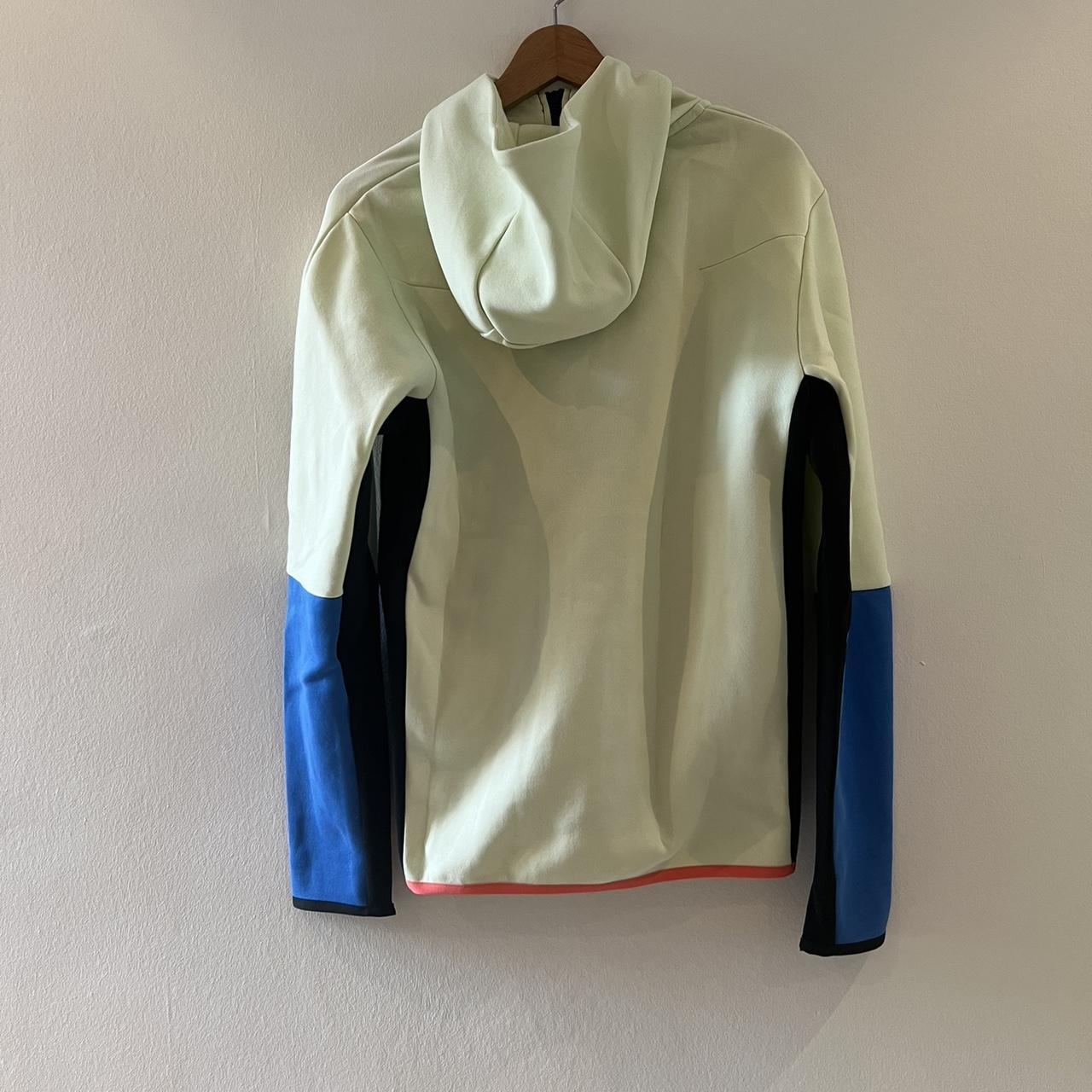 Nike Tech Fleece Full Zip Hoodie Lime Ice/Signal... - Depop