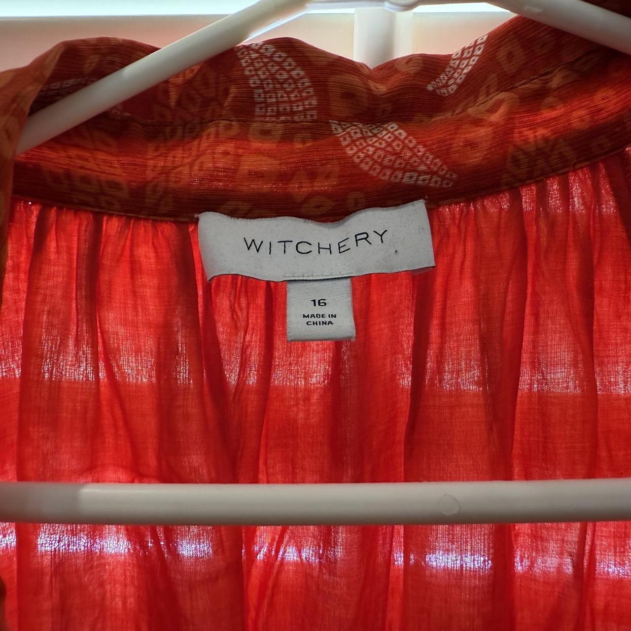 Witchery red maxi dress #maxidress | Depop