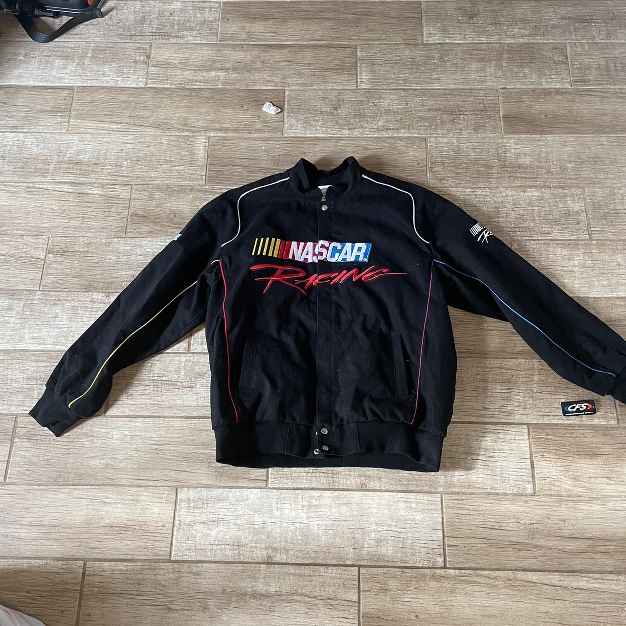 Very nice nascar jacket brand new with tags XL - Depop