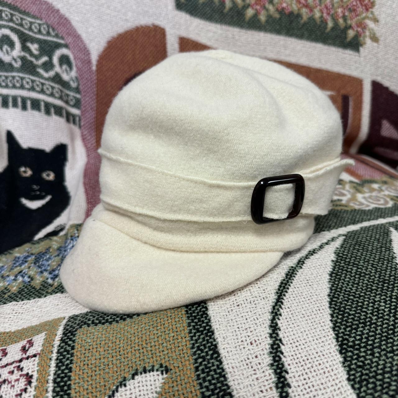 cream 2000s style hat it's giving kelsi from high... - Depop