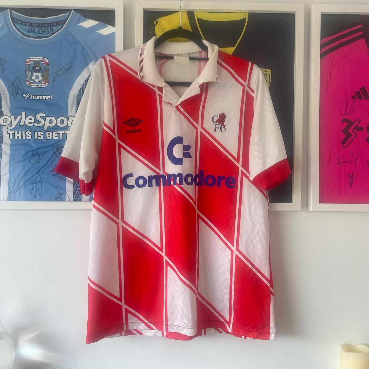 Chelsea FC Authentic Original 1990 Away Football... - Depop