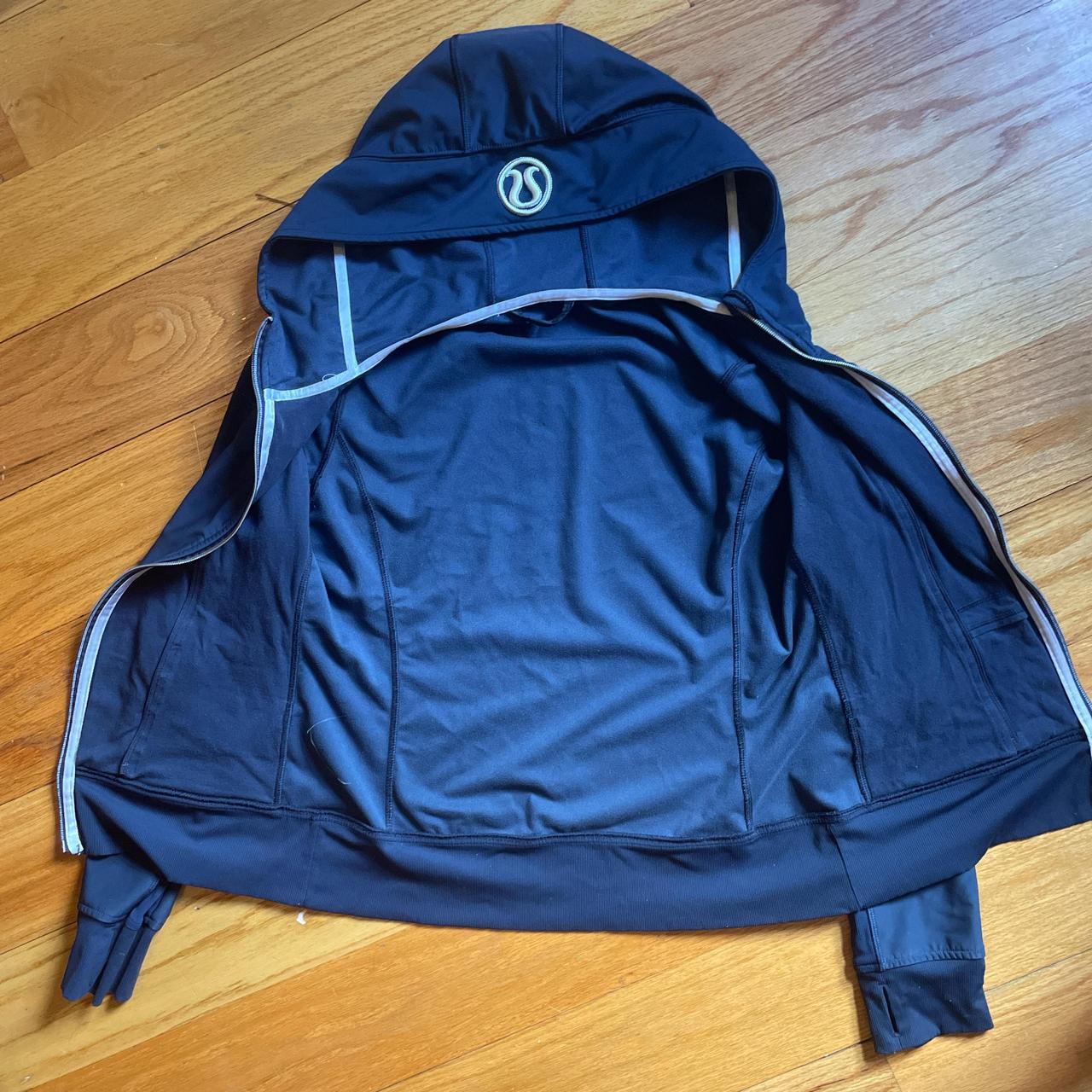 Lululemon Jacket worn once. Rain resistant material... - Depop