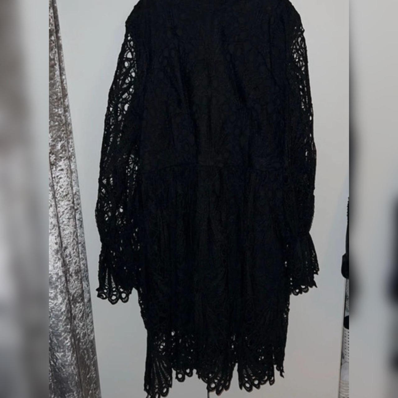 Boohoo flared sleeve lace skater dress - Depop