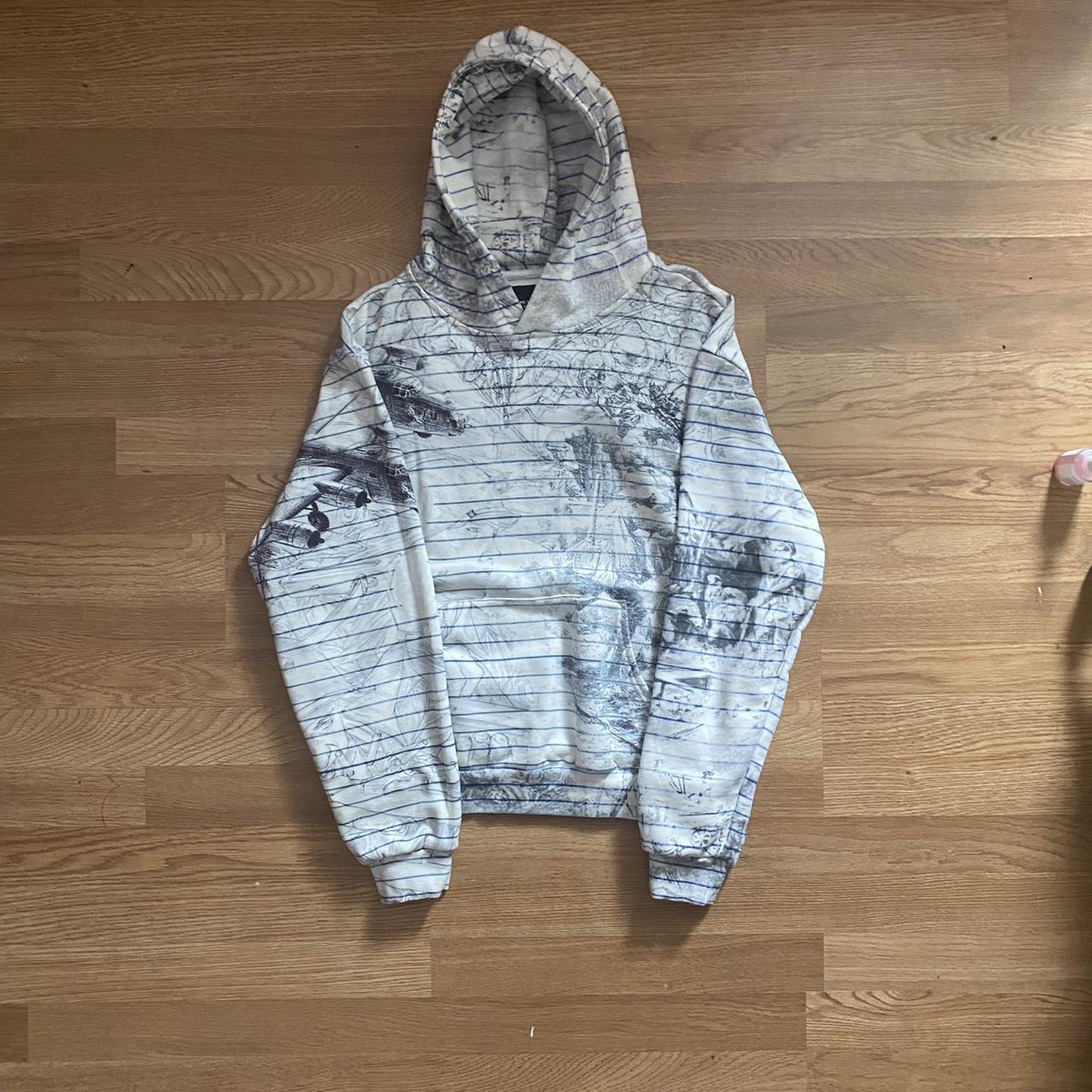 Brand New Peaceinwar Notebook Hoodie Size M Let me... | Depop