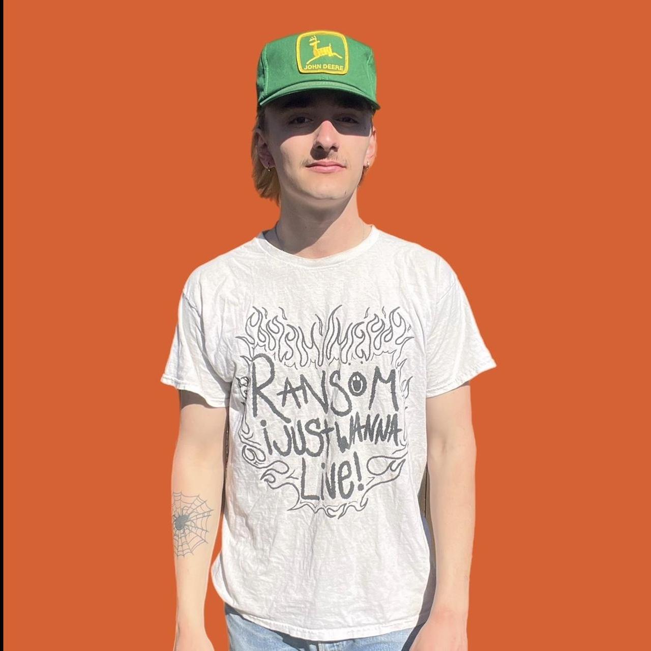 Ransom clothing “I just wanna live” T! Size:... - Depop