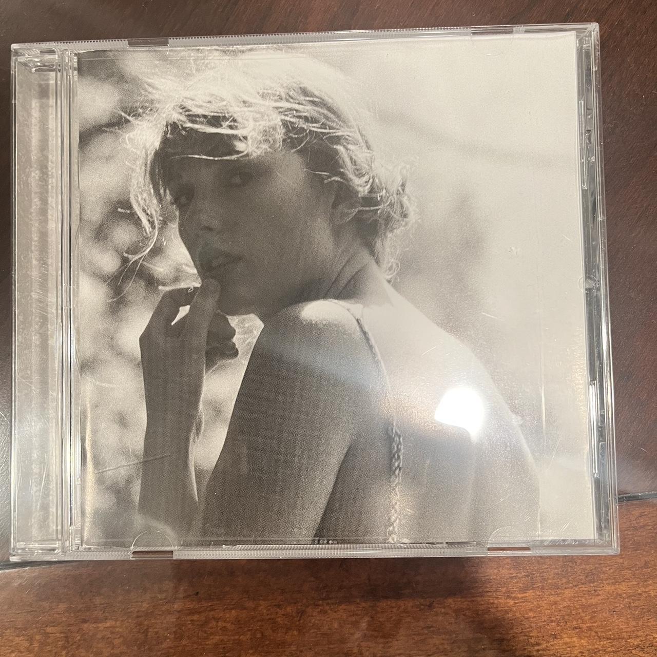 taylor swift cd - target exclusive folklore meet me... - Depop